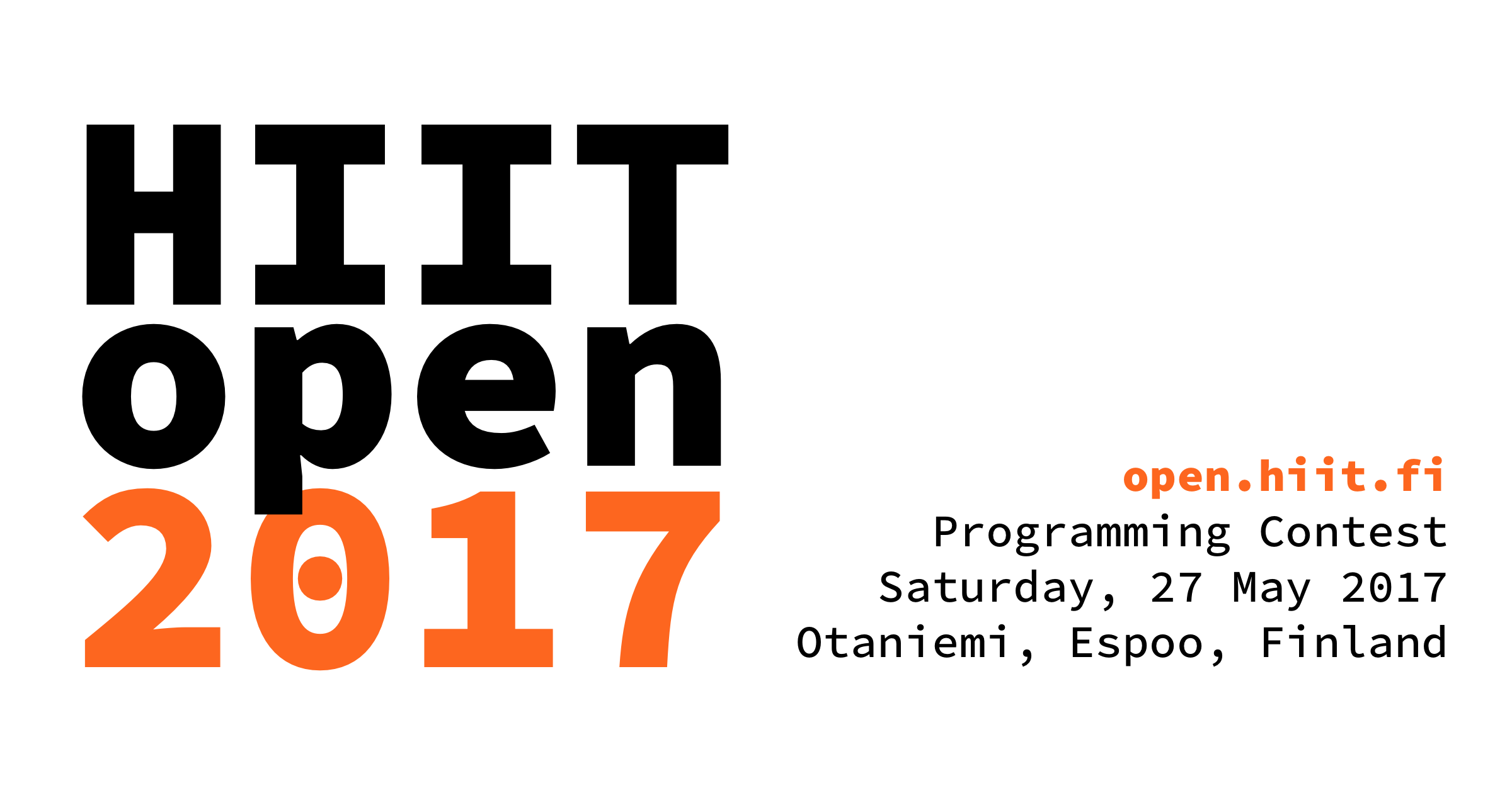 HIIT Open 2017 Programming Contest