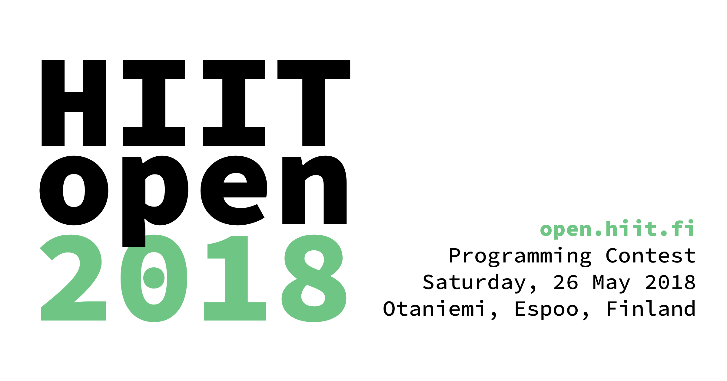 HIIT Open 2018 Programming Contest
